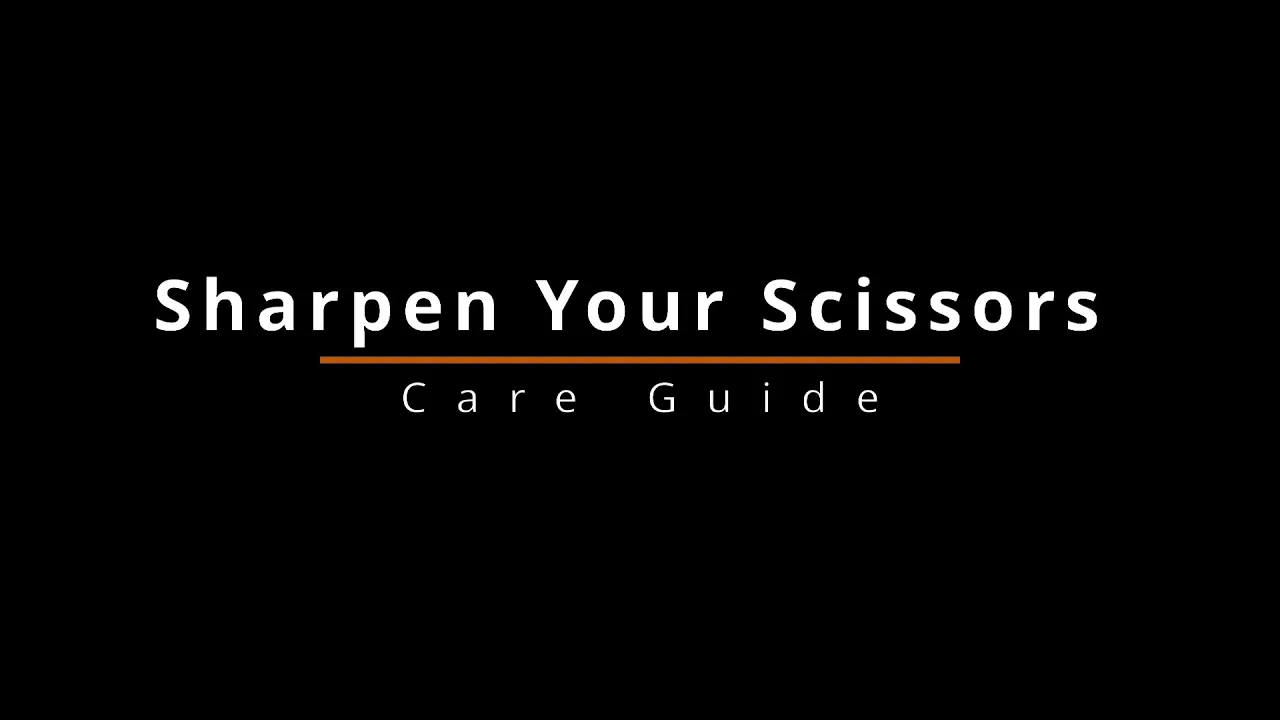 Members Only: Maintenance & Sharpening Composite Cutting Scissors ...